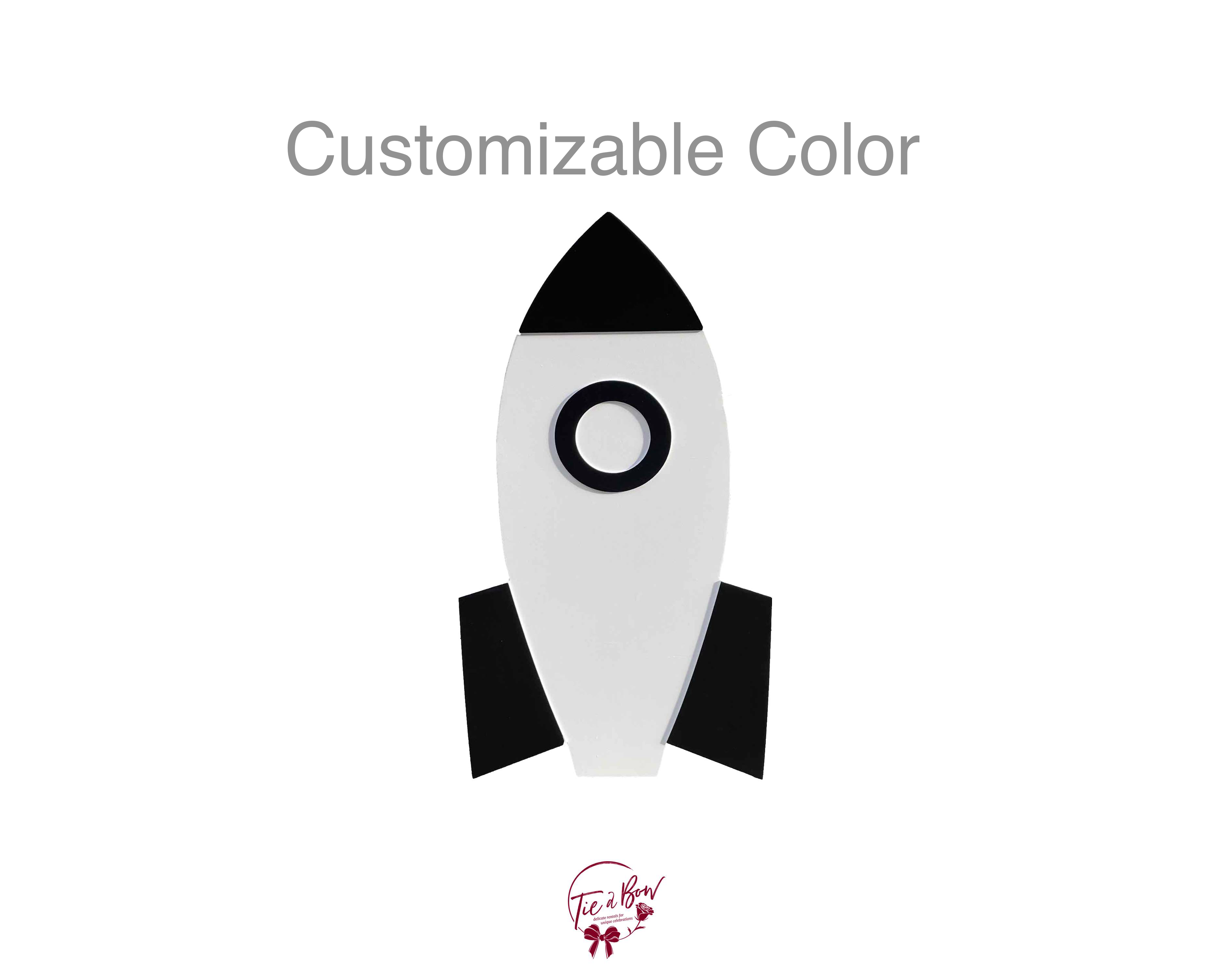 Rocket Floor Prop | Tie a Bow Rentals
