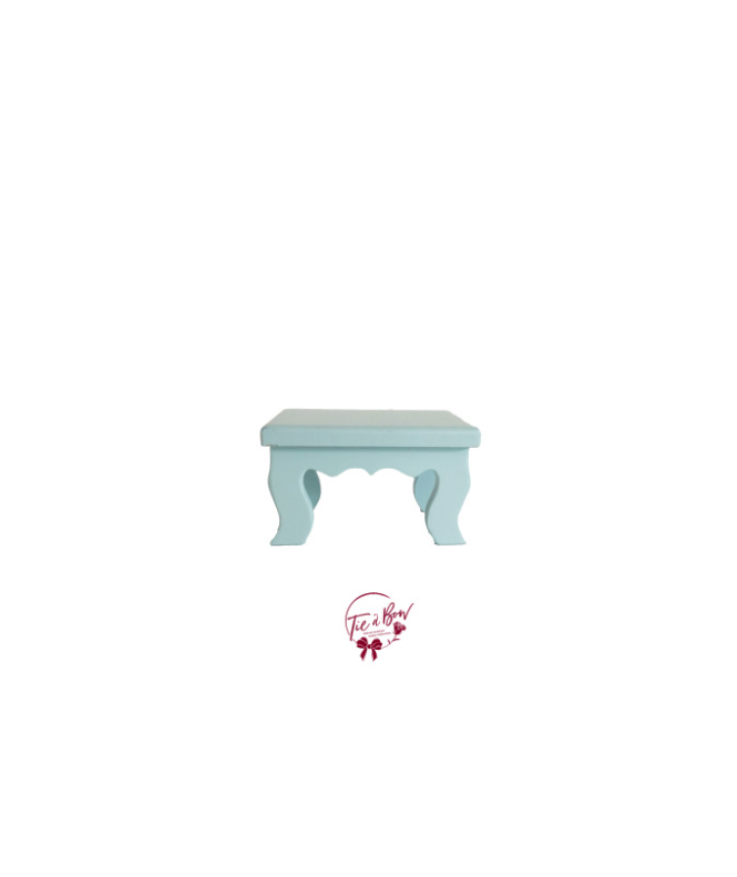Baby Blue Micro Stool | Tie a Bow Rentals