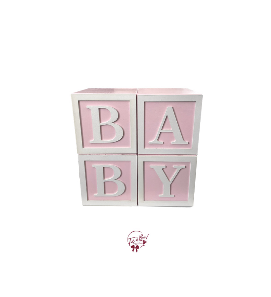 BABY Riser Light Pink Set of 4 | Tie a Bow Rentals