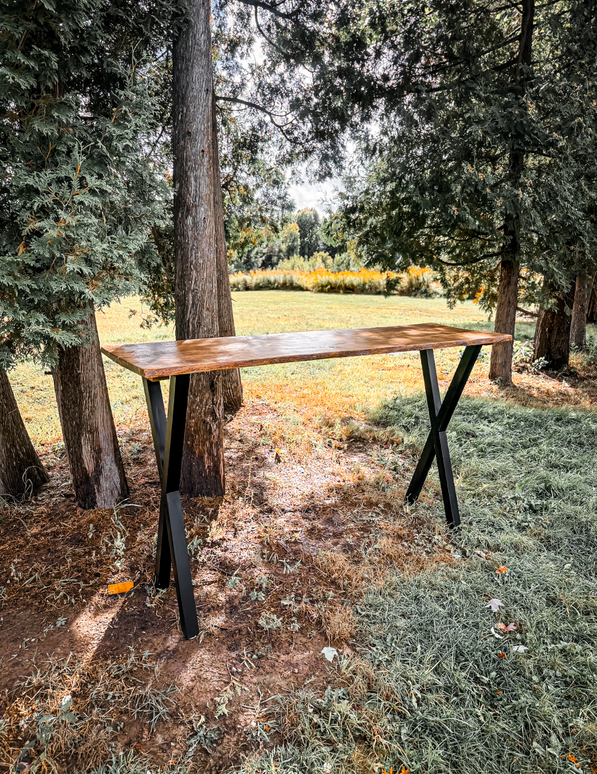 Rustic Barn Board Bar Table | Knot & Timber Rentals