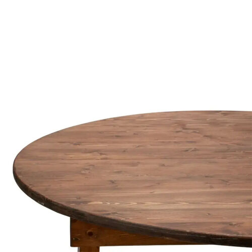 Captivate Event Rentals | Round Farm Table (Straight Leg) - Captivate ...