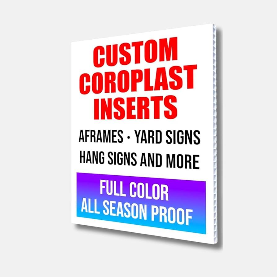 Custom Coroplast Sign | Tucson Event Rentals
