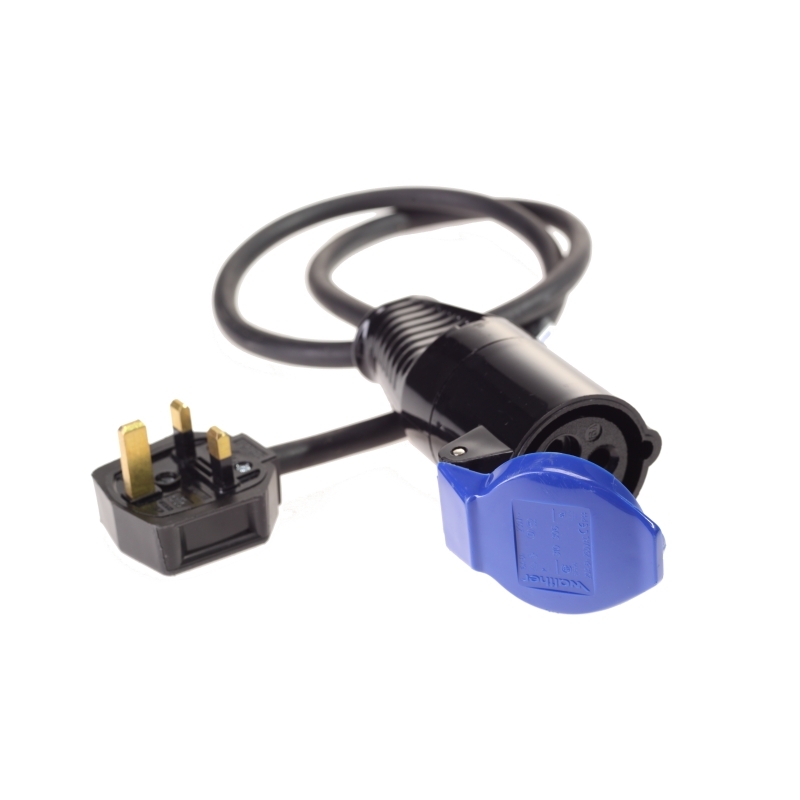 13a Plug - 16a Socket Jumper | Holborn Studios Lighting and Equipment Hire