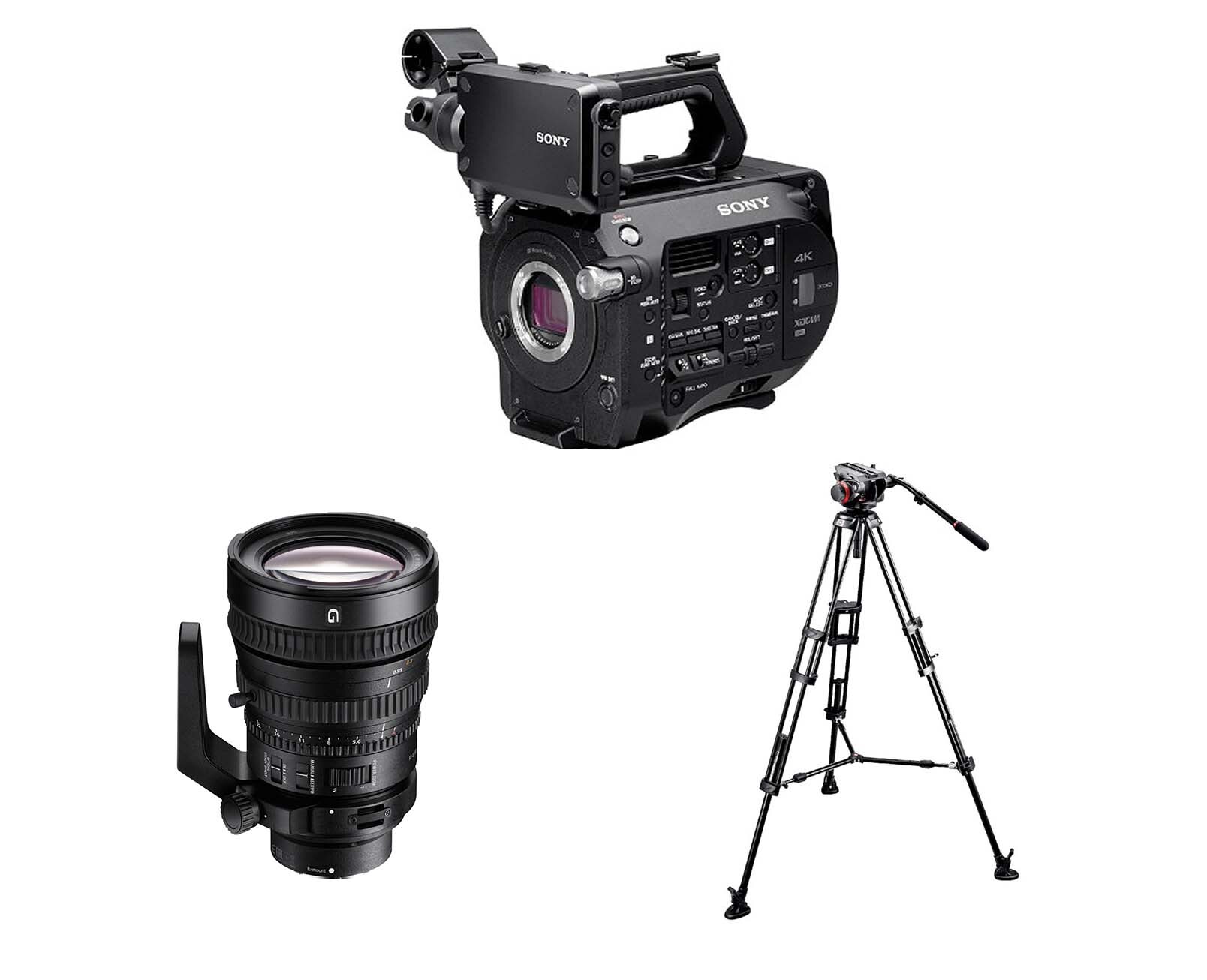 Rent Sony PXW-FS7 + Sony PZ 28-135mm lens + Tripod - Bundle | Hire ...