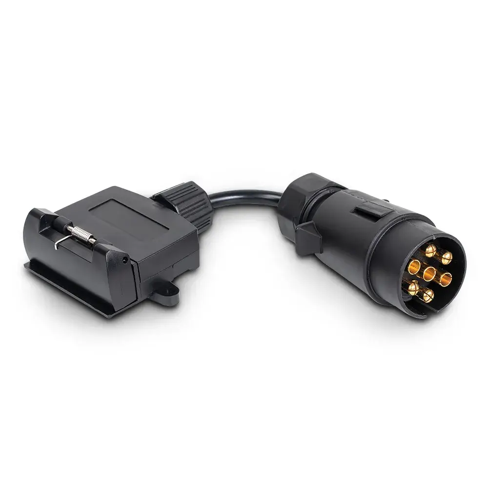 7 Pin Round Plug to 7 Pin Square Socket | Cobrawonga Coolroom Hire