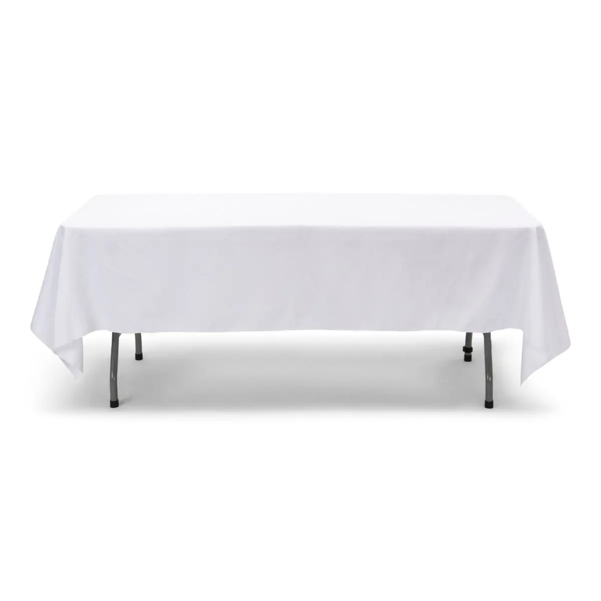 white table cloth rectangle