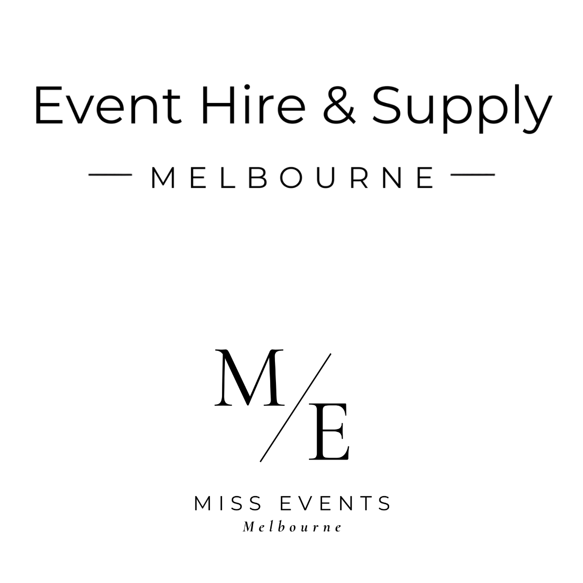 Packages | Miss Events Melbourne | Elevated Event Styling & Hire