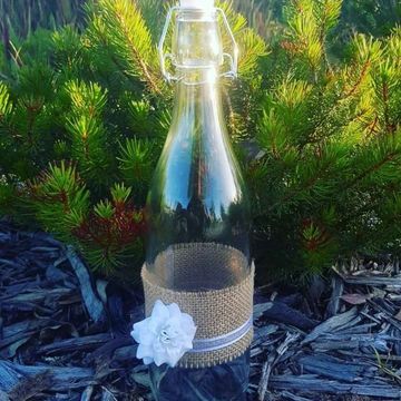 Glass Table Water Bottles | Little Miss Vintage
