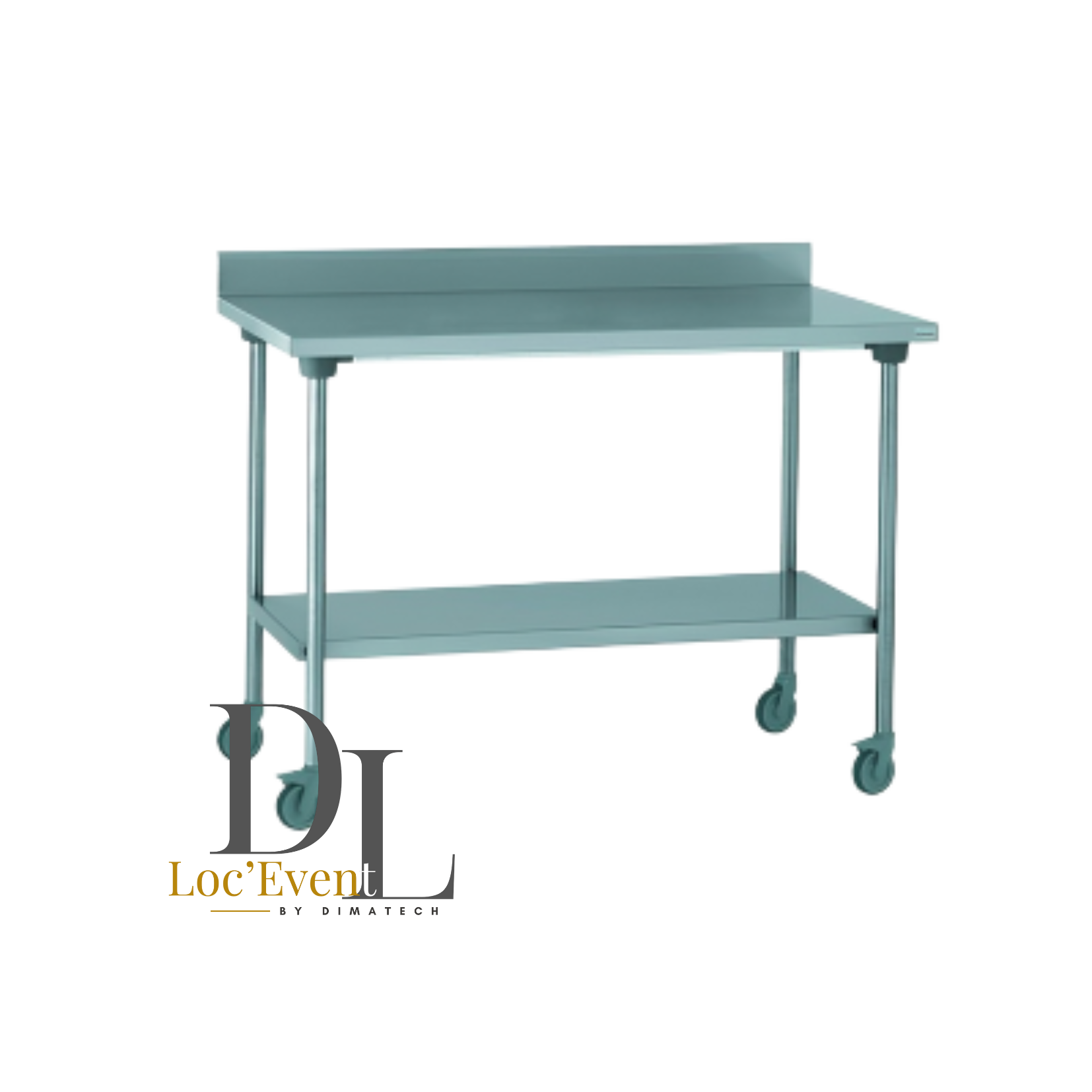 Table INOX 200 x 70 cm | Location de matériel CHR