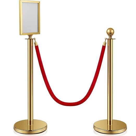 Stanchion Sign Holder | Event Pros l Luxury Event Rentals at Affordable ...