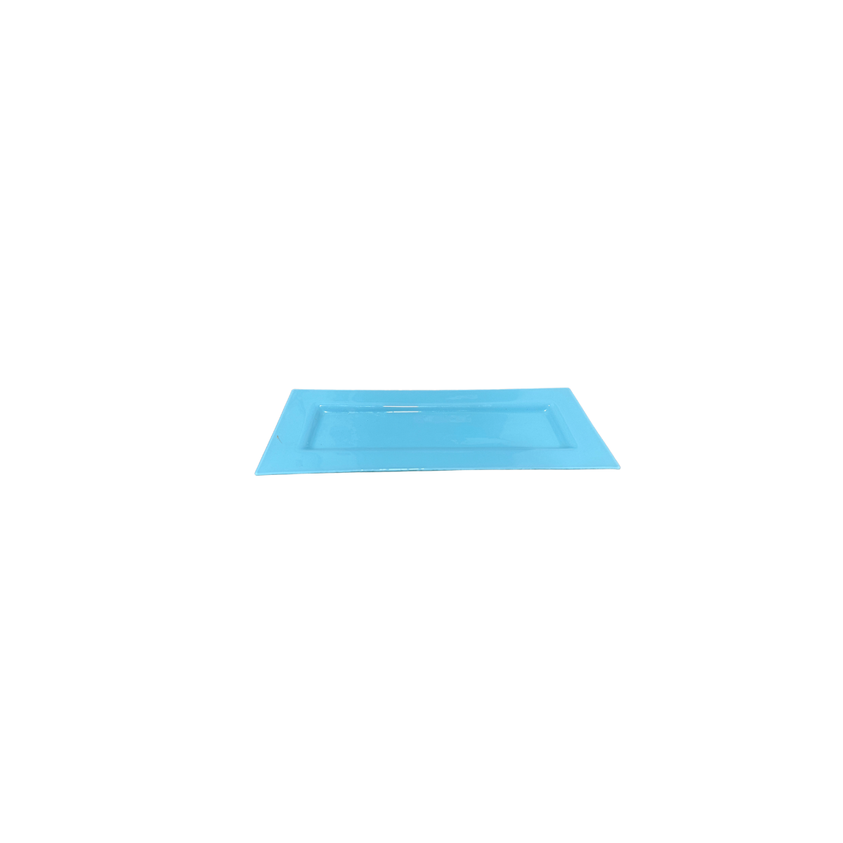 Aqua Rectangular Tray | Set Party Rentals Kosher Table Decor ...