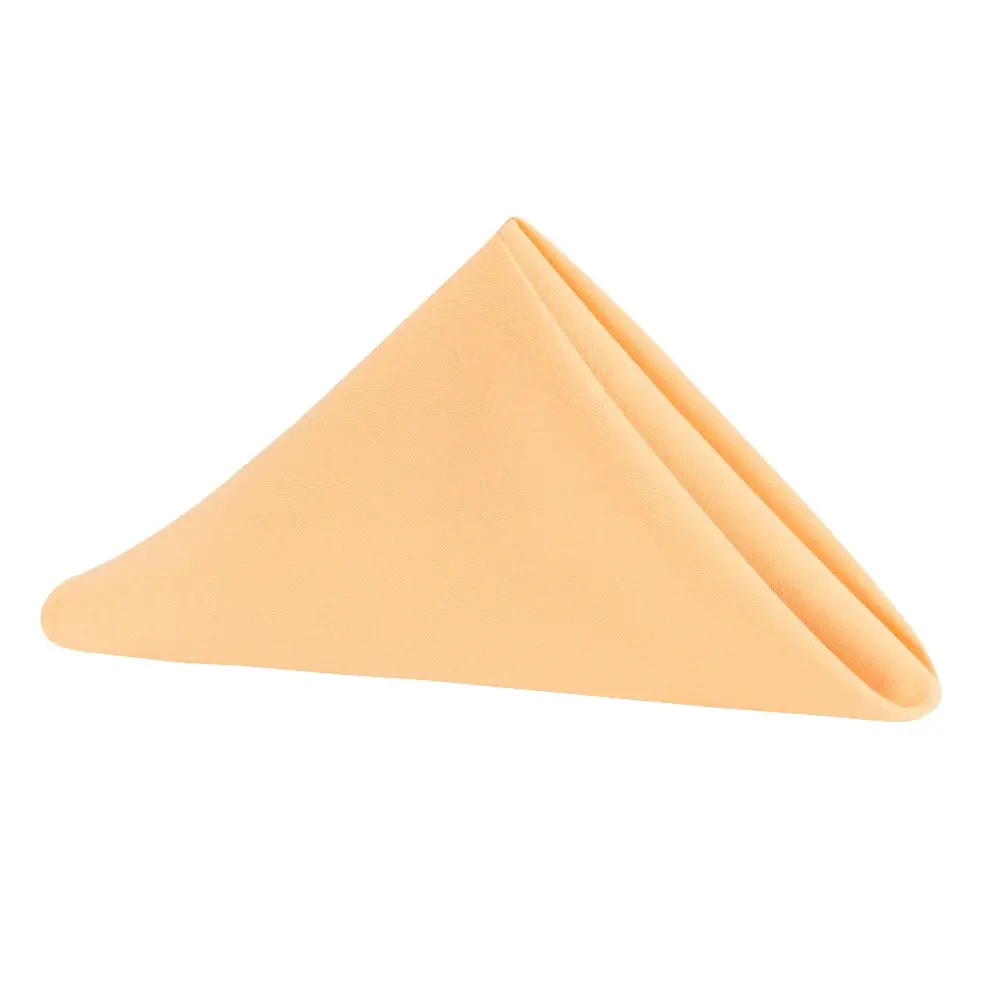 Peach Matte Satin Napkin | Wedding, party and event rentals for every ...