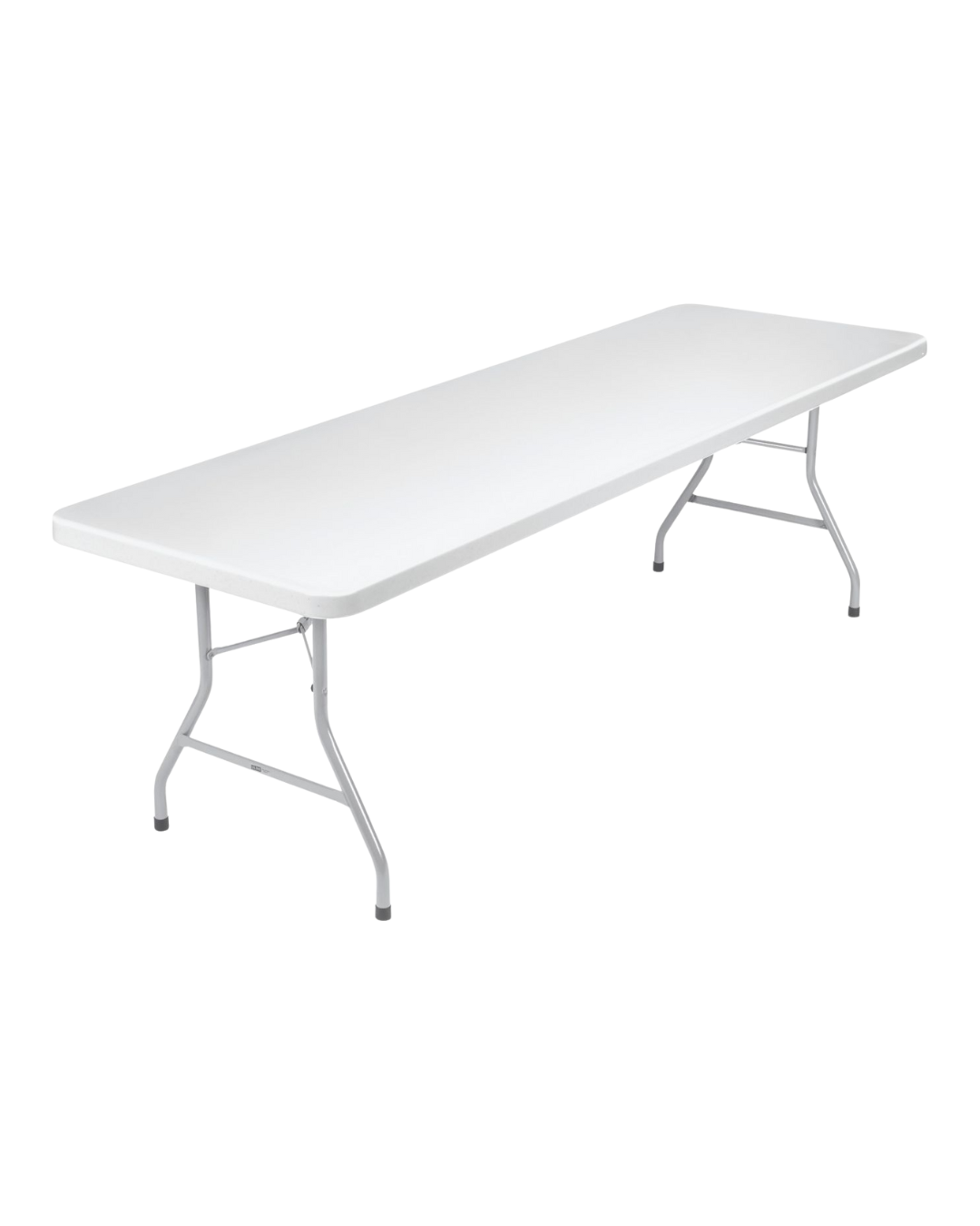 White Plastic Rectangle Table 8ft | Wedding, party and event rentals ...