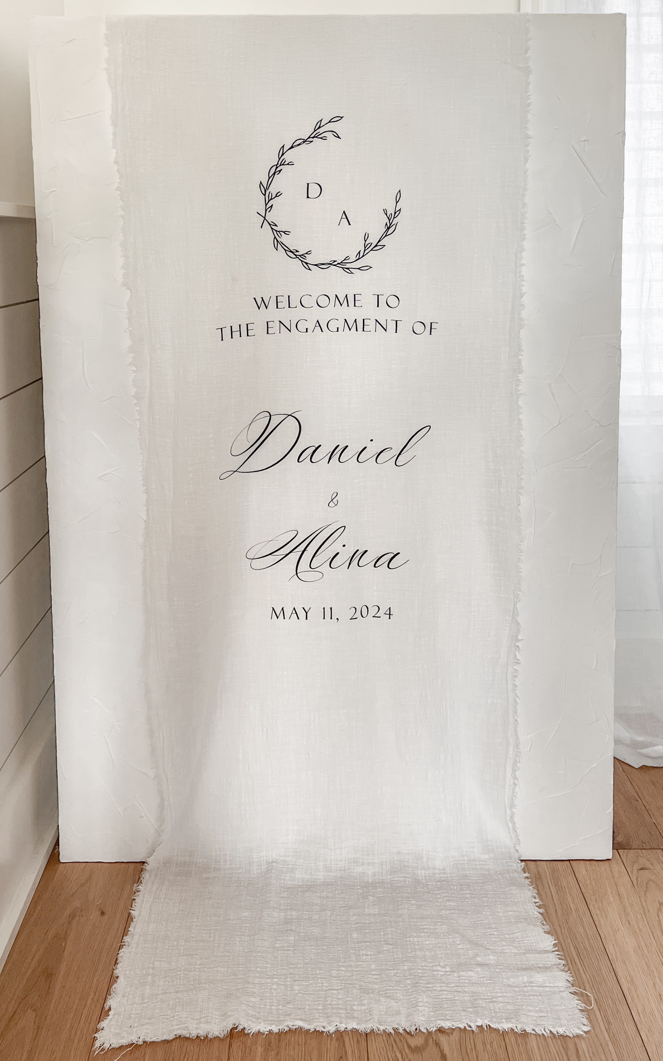 Custom Linen Sign | Katsel Rentals
