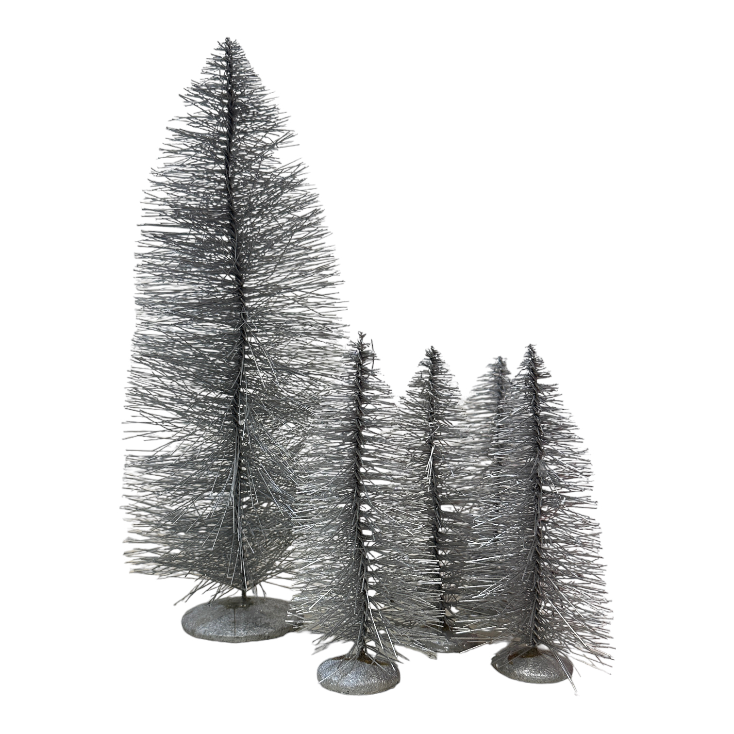 760 - Smalls - Set Of Silver Trees - Glitter | Toronto's Premier Prop ...