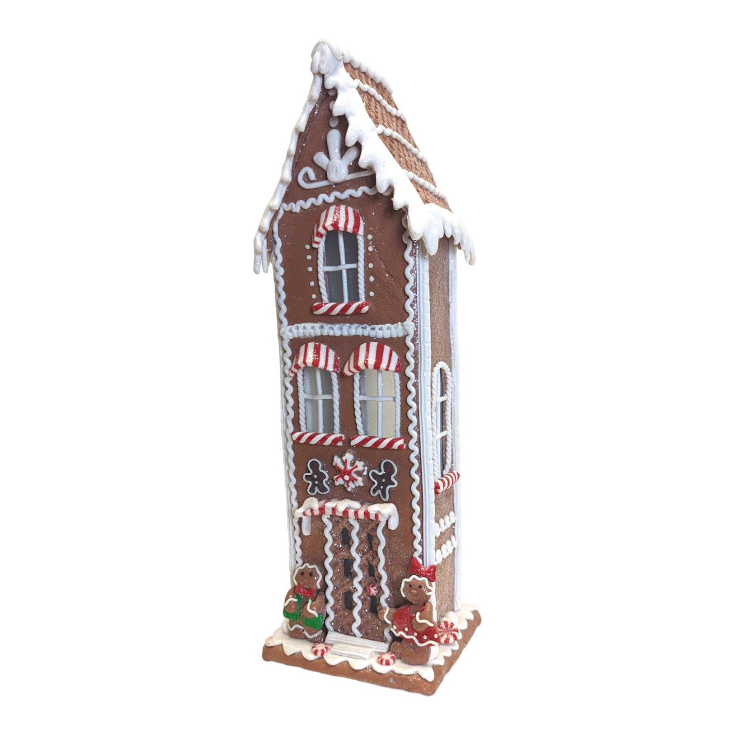 Smalls - Gingerbread Townhouse w Gingerbread Man/Woman by door - 5.5' x ...
