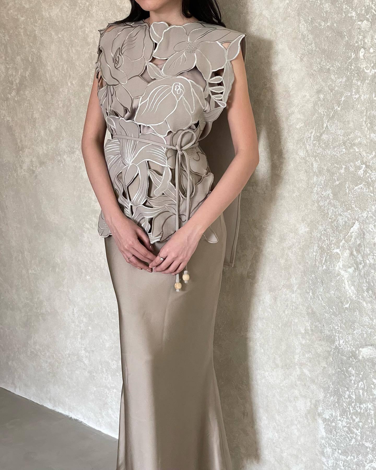 RENT/SEWA Touch Up Atelier - Clara Set in Olive | Rent A Dress - Sewa ...