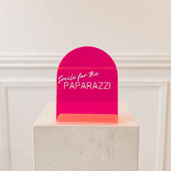 Paparazzi Sign | The Event Artists
