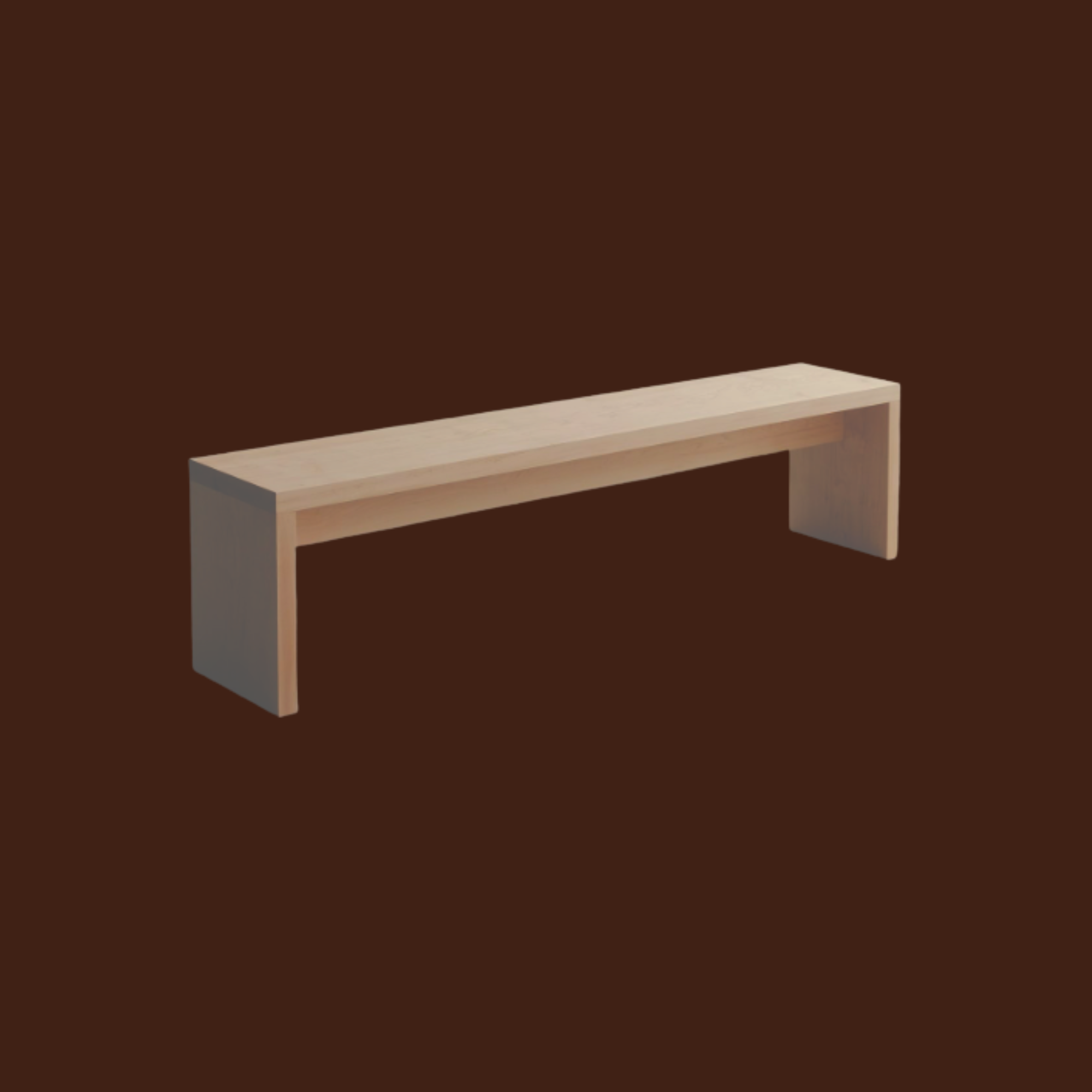 American Oak Bench Hire | 2.2m Long Event Seating | Event Furniture ...