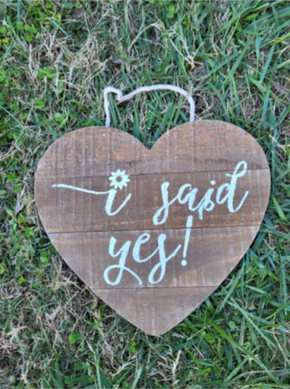 I Said Yes Heart | Civil War Ranch, LLC