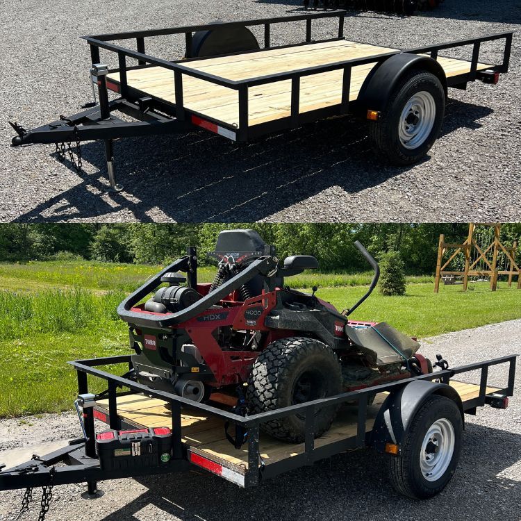 10' 3.5K Tilt Deck Trailer / Trailer #18 | Triple F Rentals, LLC