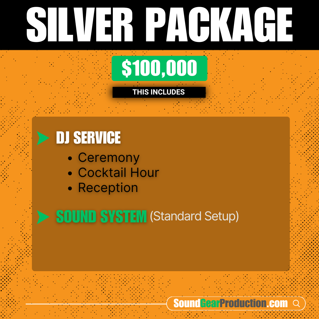 Silver - Wedding Package Jamaica | Sound Gear Productions