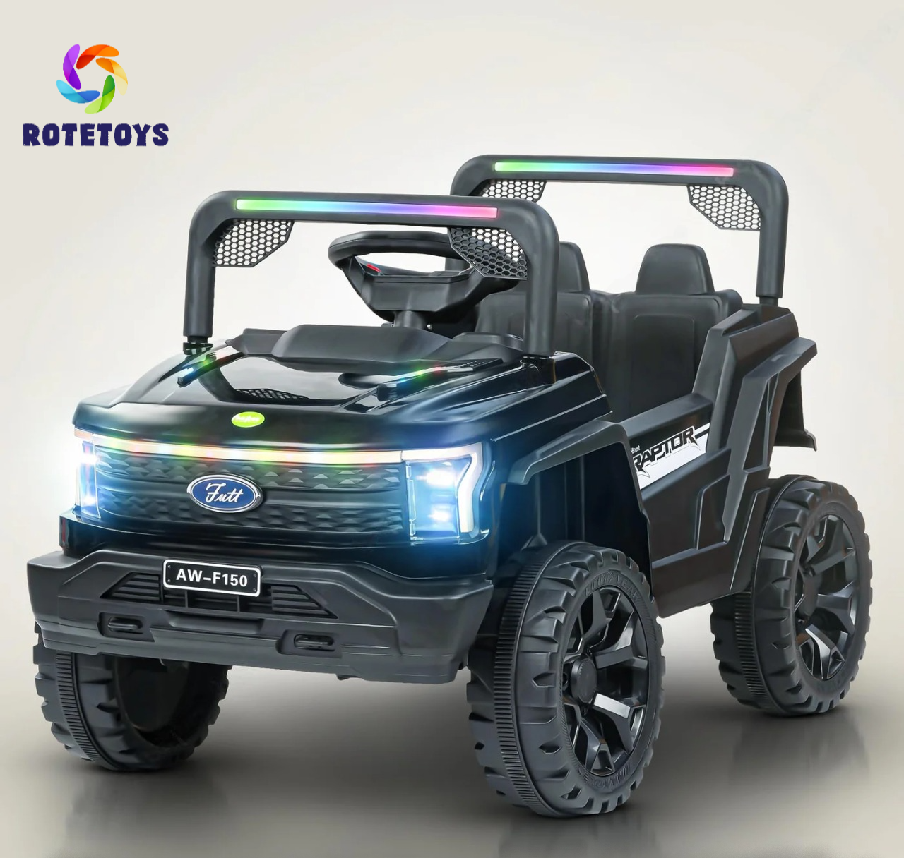 BLACK RAPTOR JEEP 2x2 | Rent toys in Bangalore - Rotetoys