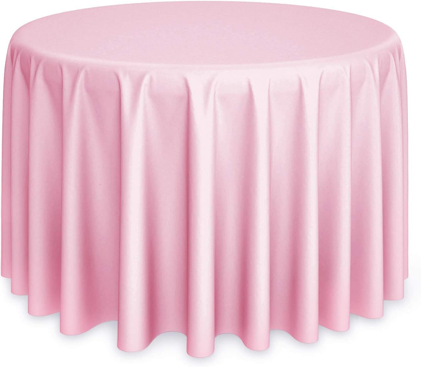Light Pink Round 120inch Table Cover | Cobb Party Event Rentals ...