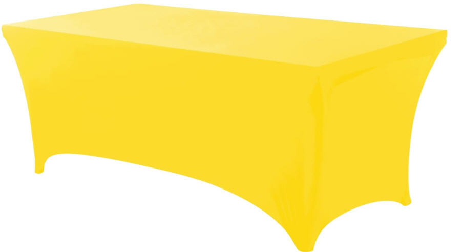 Yellow Fitted TableCover for 6ft Tables | Cobb Party Event Rentals ...