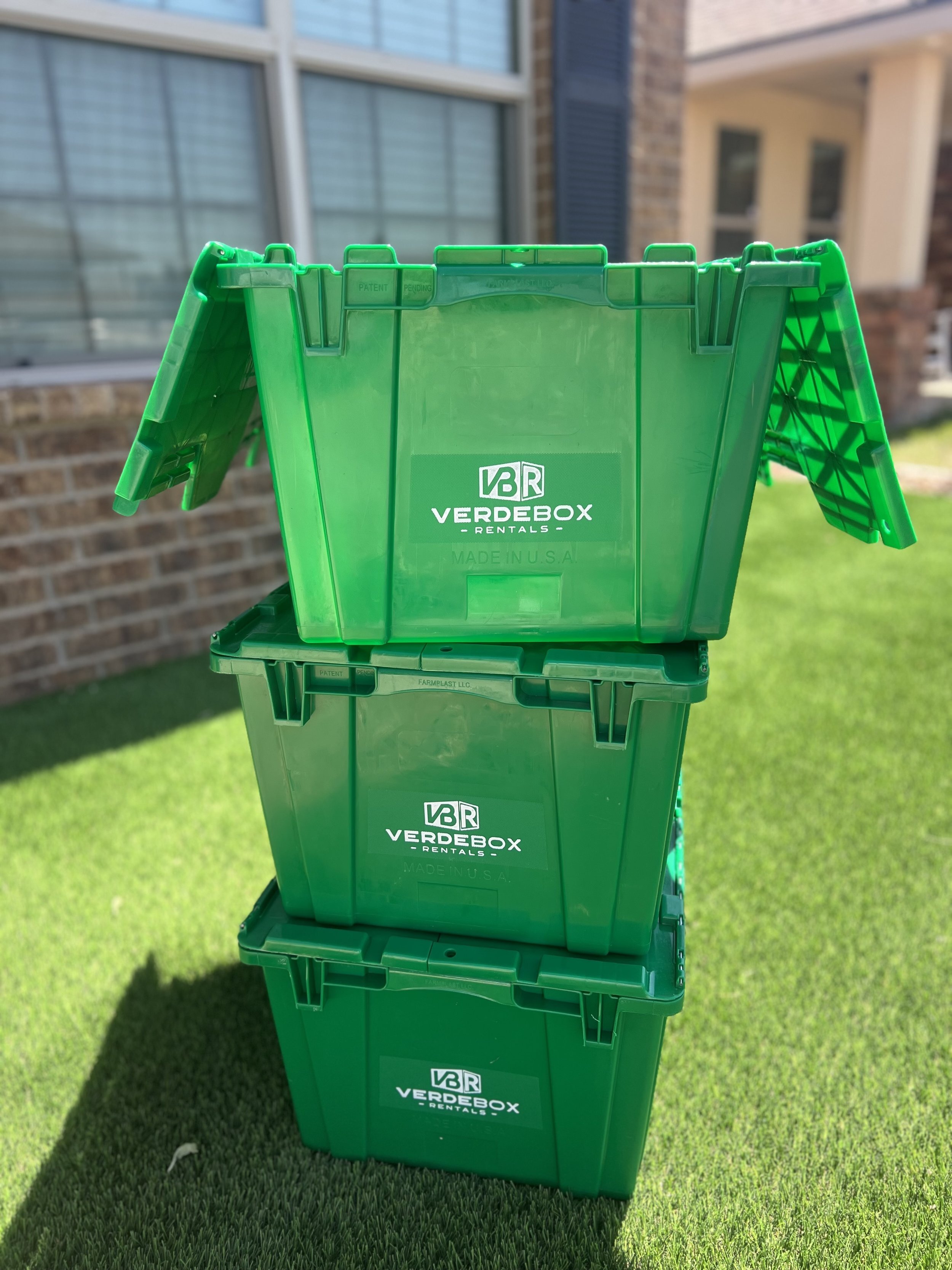 1 Bedroom Package - 25 Rental Boxes- VerdeBox Rentals | Rent Plastic ...