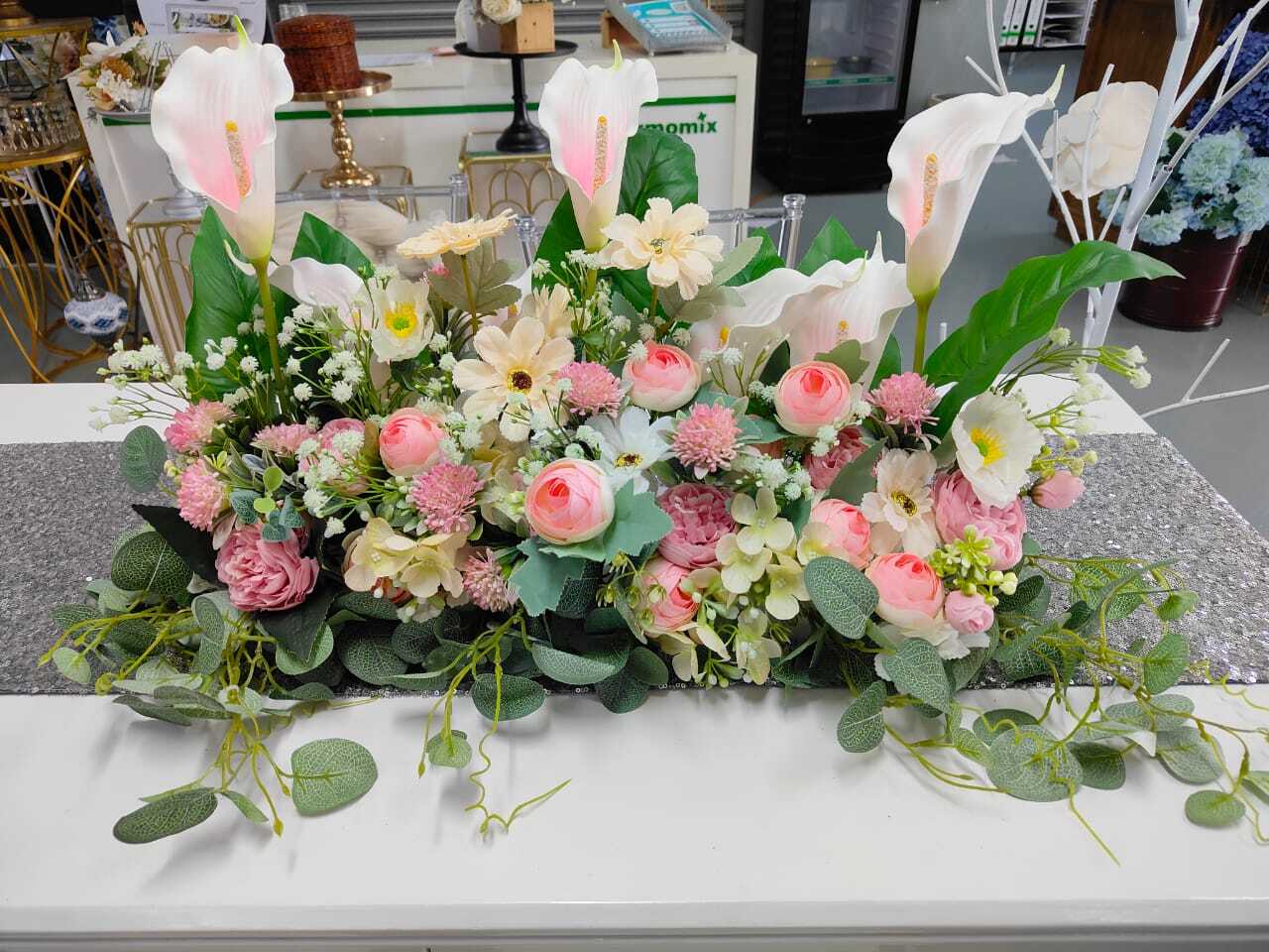 (SM) Bunga Lily - Floor Deco | HOUSEOFSIX PLT 202204002402 (LLP0032689-LGN)