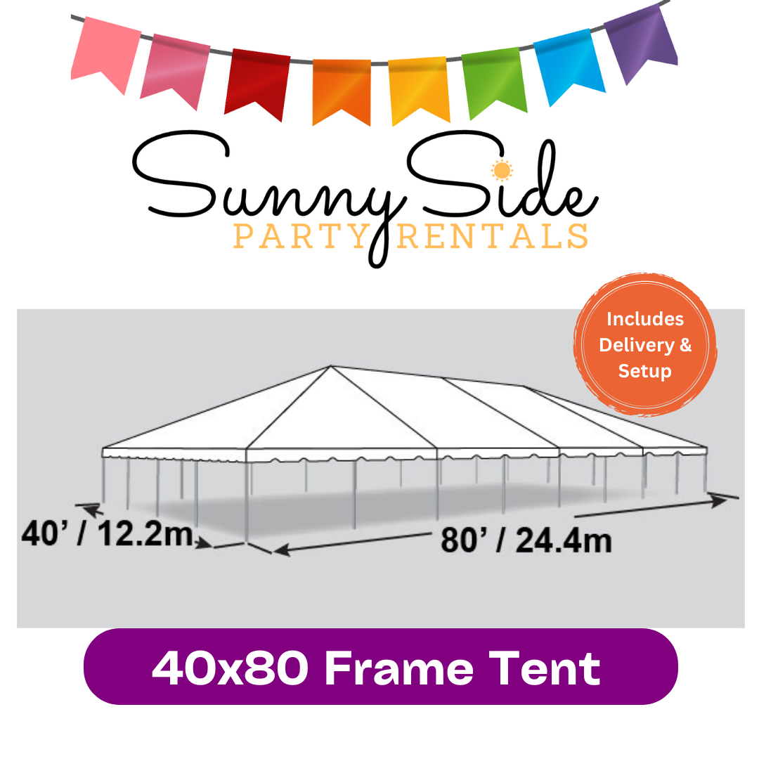 40x80 Frame Tent Rental | Massive Tent for Large-Scale Events | Sunny ...