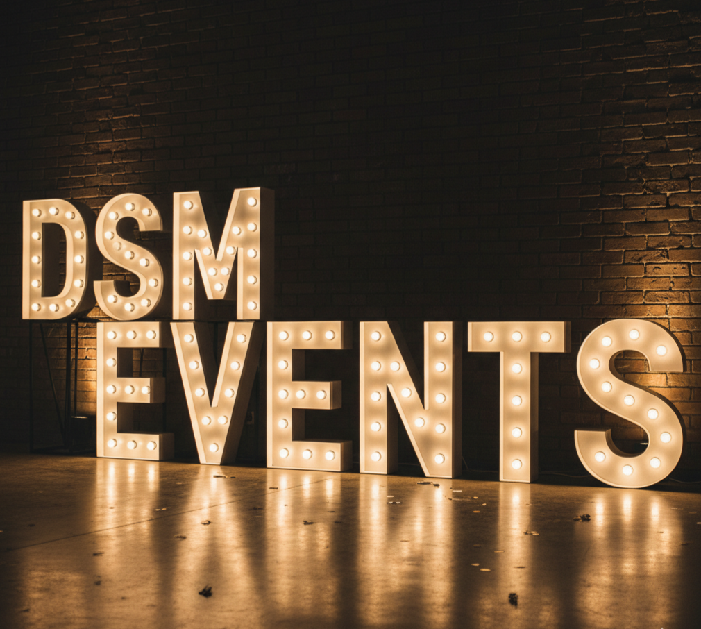 LED Marquee Letters Rental | Des Moines Marquee Rentals | Des Moines ...