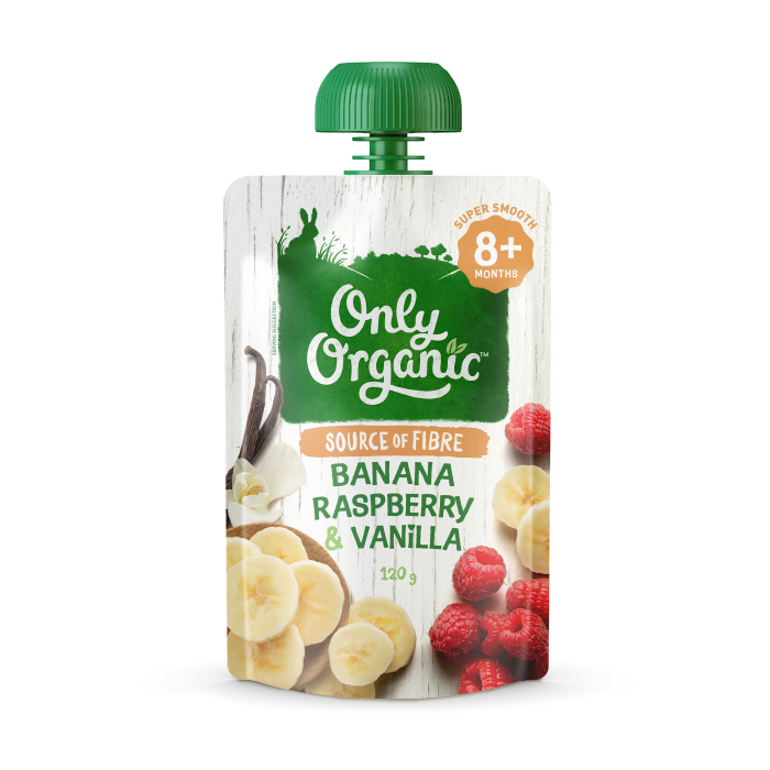 Only Organic Banana Raspberry & Vanilla | Bali Kidz Hire