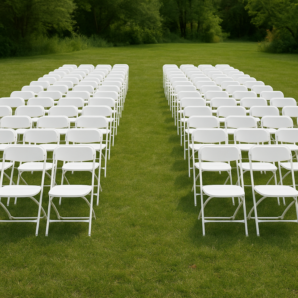 100 White Event Chairs Rental Bundle – Weddings & Events | All The ...