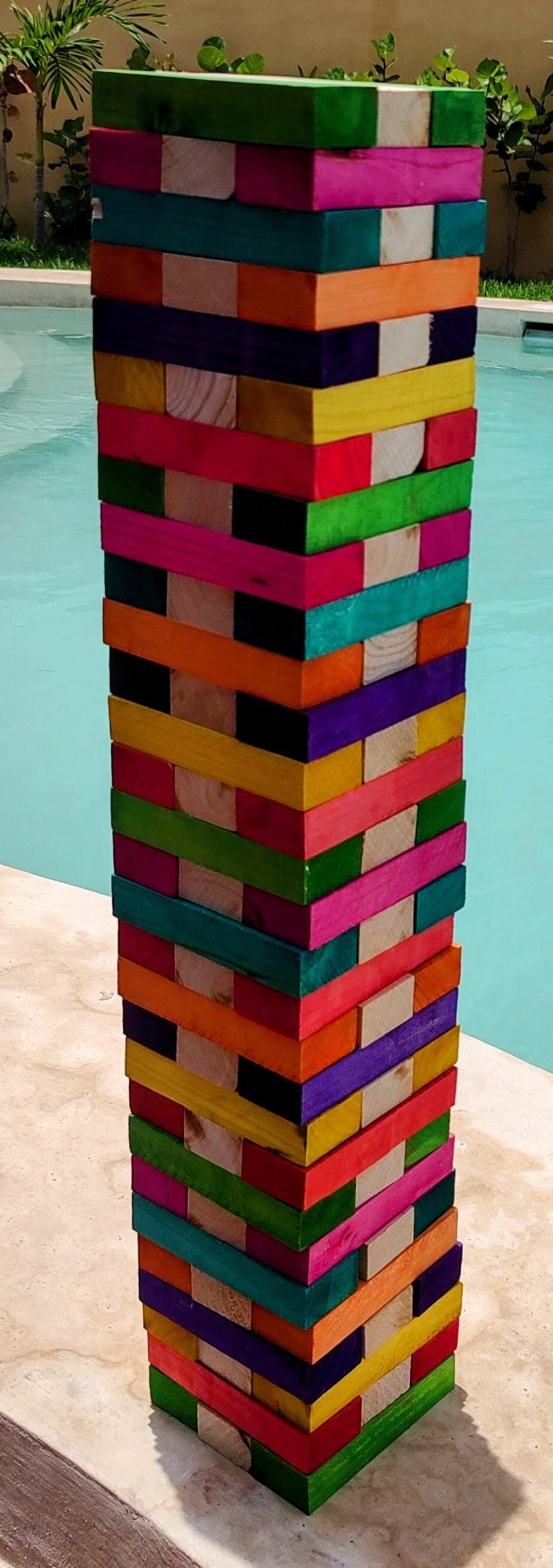 JENGA GIGANTE DE COLORES | ¡Todo para tus eventos y celebraciones en un ...