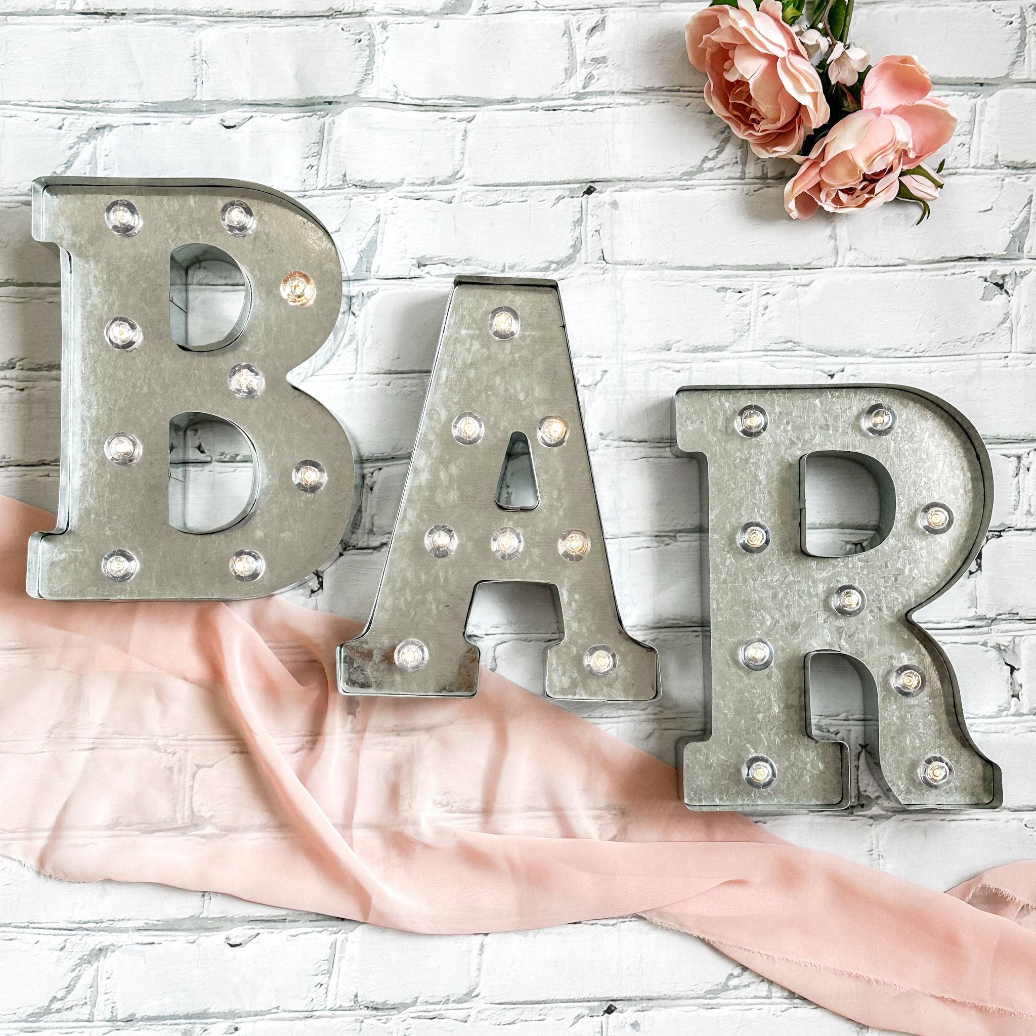 BAR Marquee Letters | BOXWOOD EVENTS LTD.