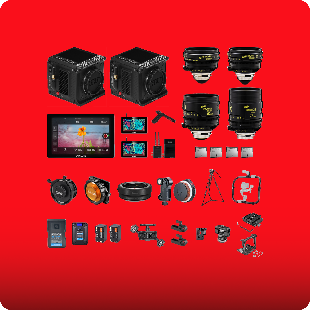 MASTER RED KOMODO 6K Bundle (2 Cameras) | PAPAYA.mu — Camera Equipment ...