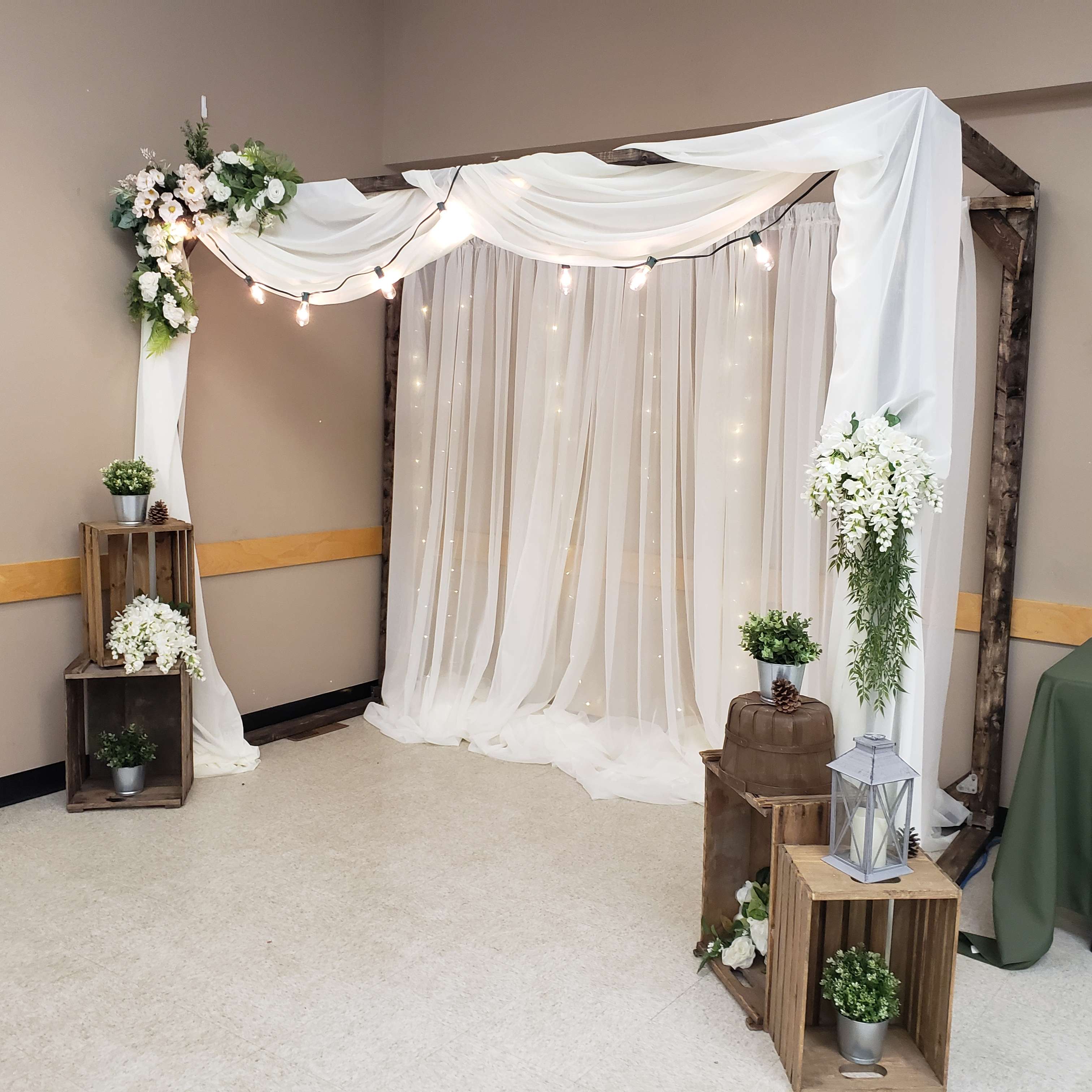 Guest Photobooth Backdrop | Pure Creations Events & Design Inc