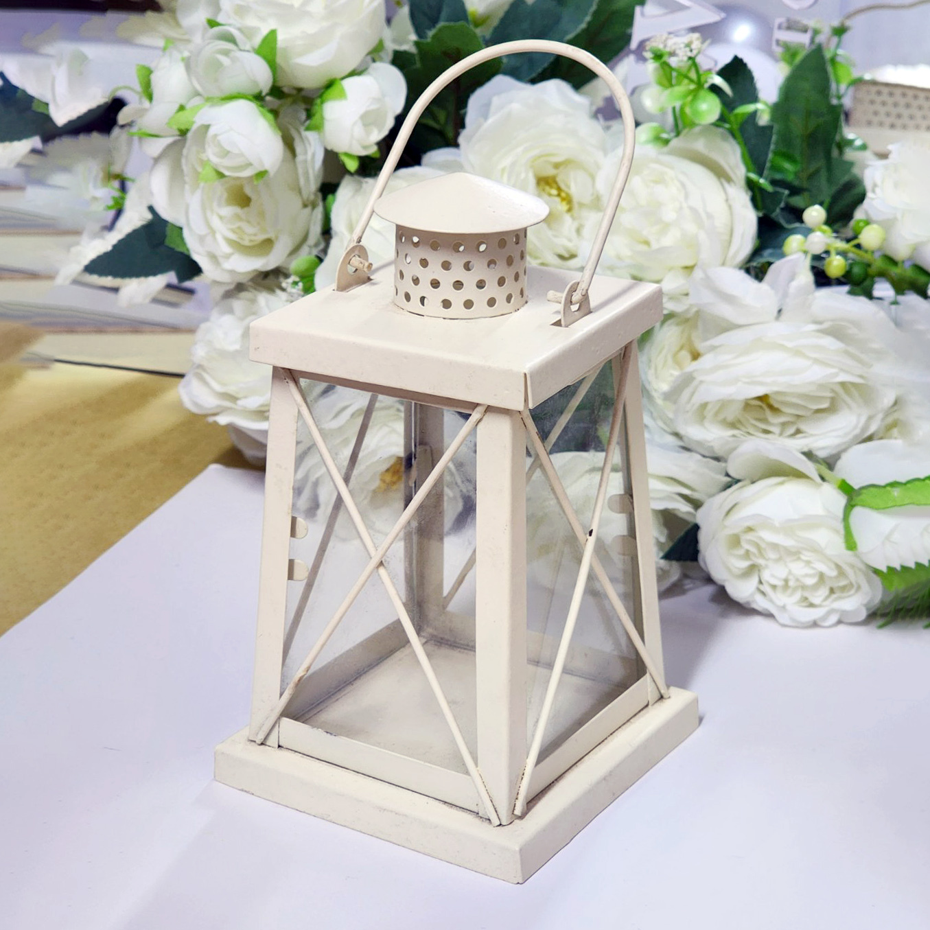 Vintage White Lanterns | Fari Arts