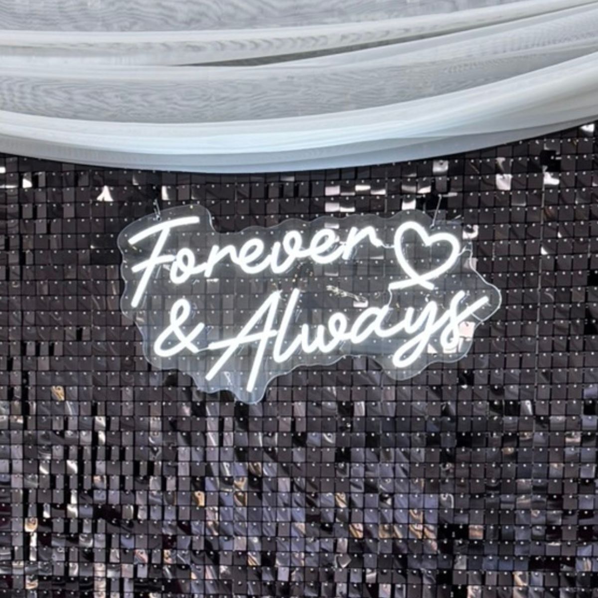 Forever & Always Neon Sign Light for Hire in Bristol | Enchanted ...